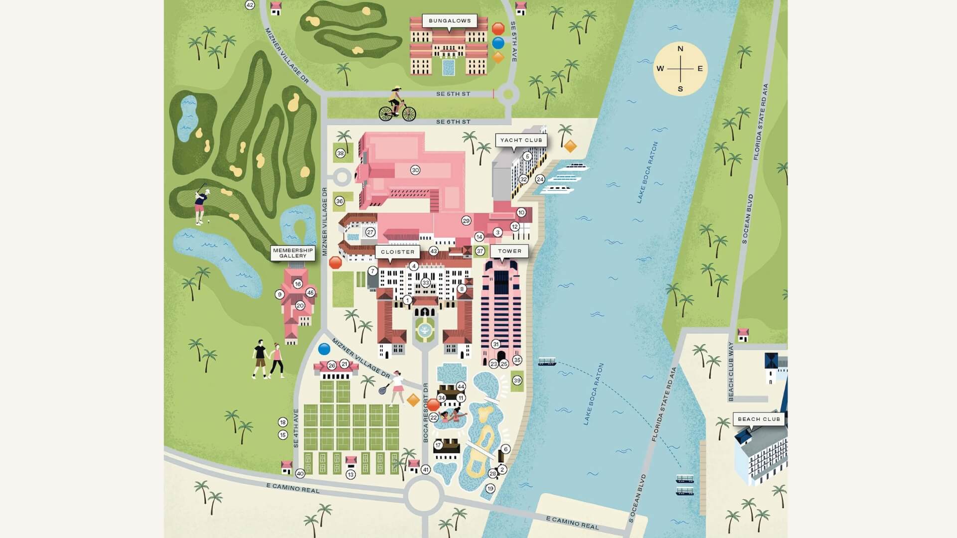 Mizner Park Map